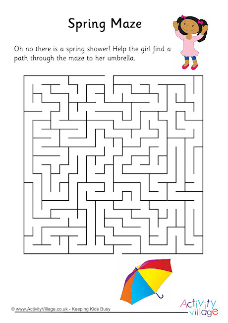 Spring Mazes | Activity Village