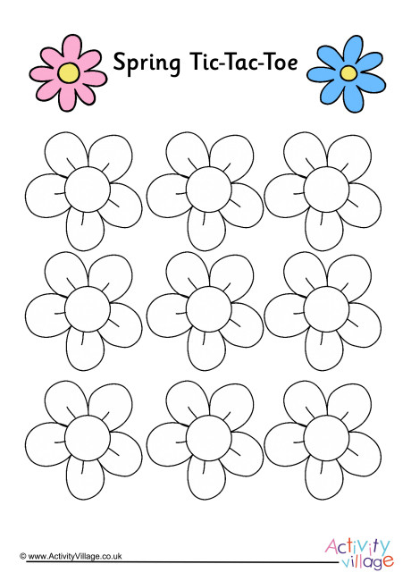 Spring Tic-Tac-Toe | Activity Village