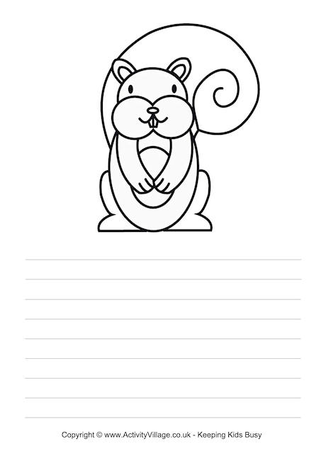 Squirrel Worksheets | Activity Village