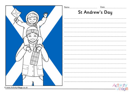 St Andrew's Day Worksheets | Activity Village