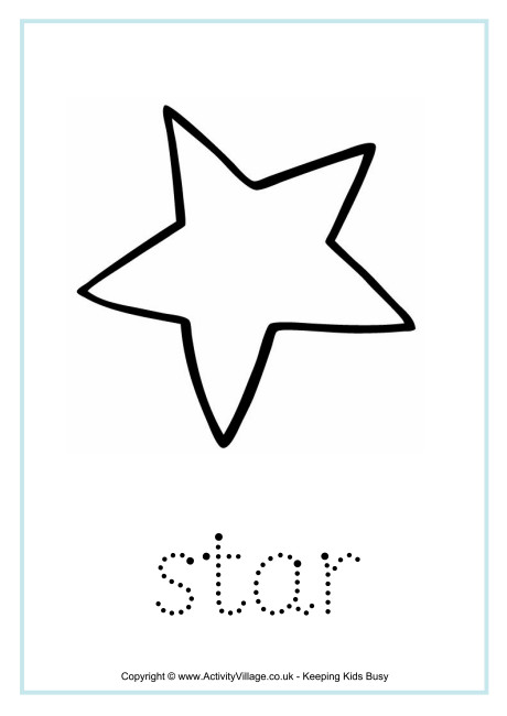 Space Handwriting Worksheets | Activity Village