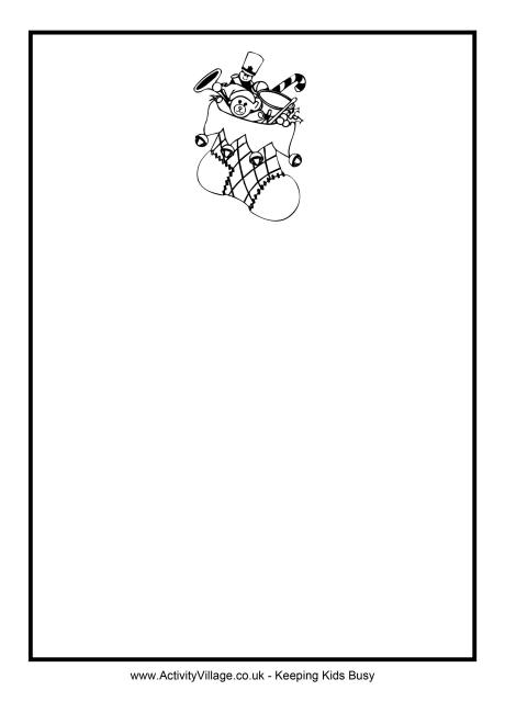 Christmas Stocking Printables | Activity Village