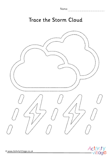 Weather Tracing Pages | Activity Village