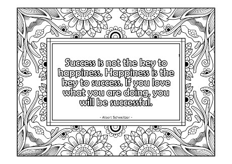 Quotation Colouring Pages | Activity Village
