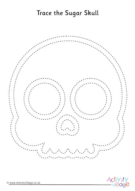 Day of the Dead Tracing Pages | Activity Village