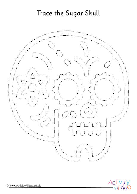 Day of the Dead Tracing Pages | Activity Village
