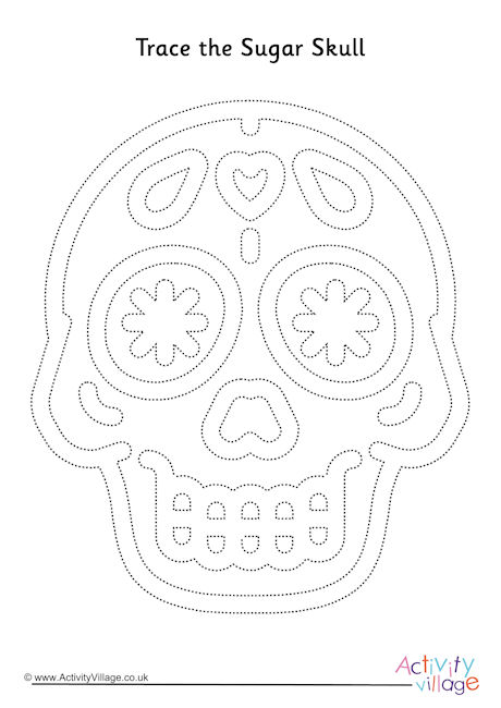 Day of the Dead Tracing Pages | Activity Village