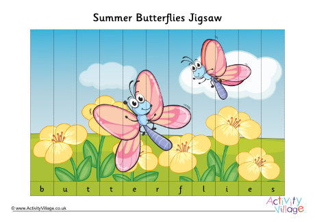 Butterfly Puzzles | Activity Village