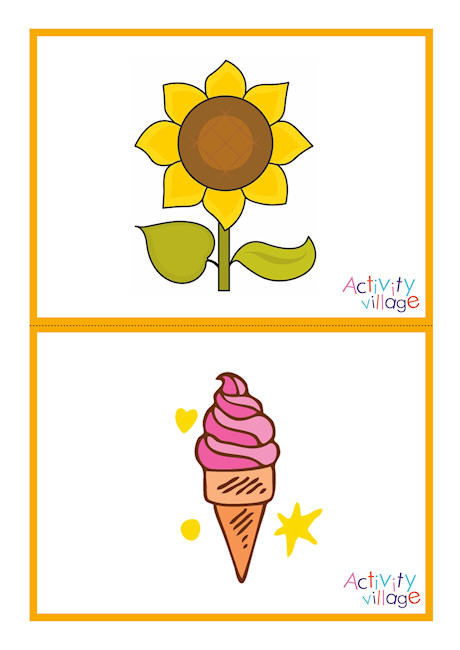 Summer Vocabulary Printables | Activity Village