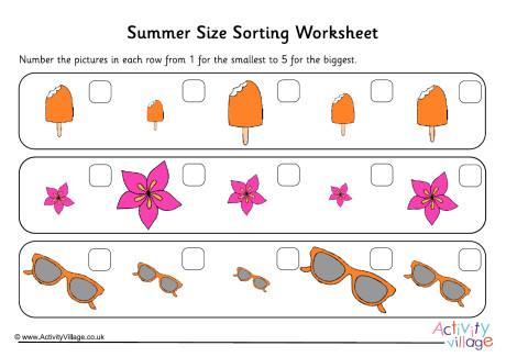 Sorting Activities - Printables for Kids