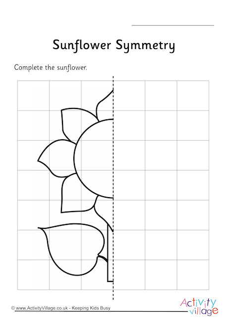 Sunflower Worksheets | Activity Village