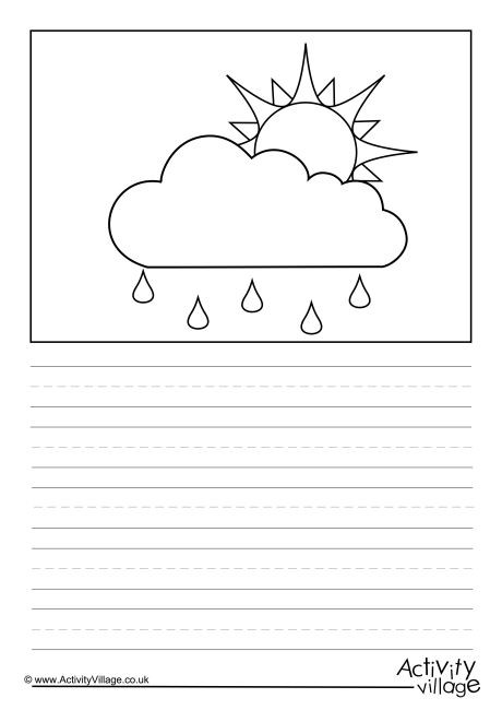 Weather Story Paper | Activity Village