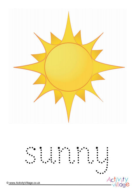 Weather Handwriting Worksheets | Activity Village