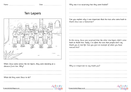 Ten Lepers | Bible Stories for Kids | Luke 17:11-19