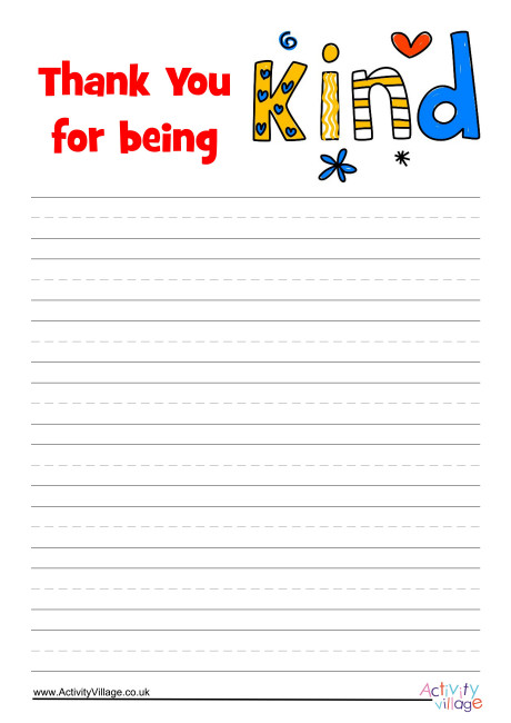 Prompted Writing Paper | Activity Village