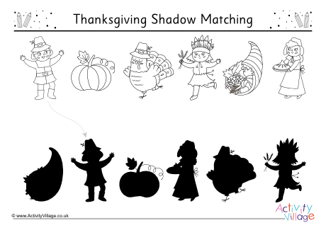 More Thanksgiving Puzzles | Activity Village