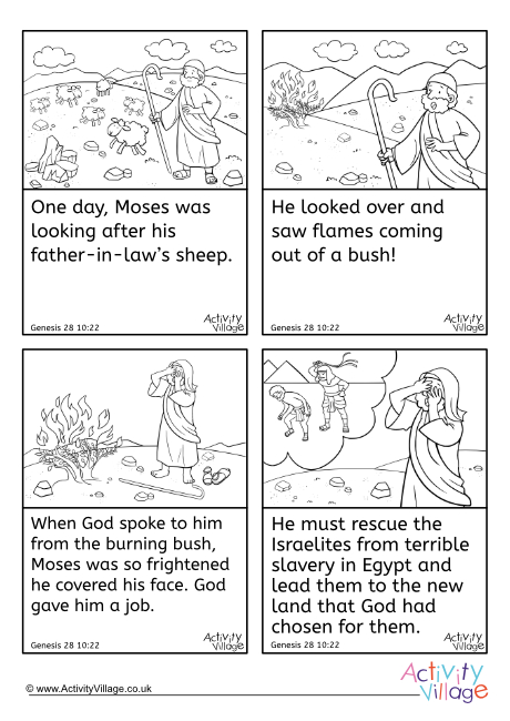 The Burning Bush | Bible Stories for Kids | Exodus 3:1-12