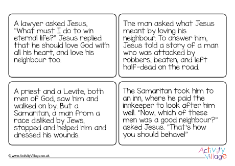 The Good Samaritan - Luke 10:25-37 - Bible Stories for Kids