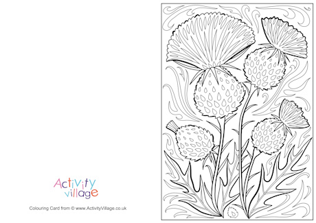 Scotland Colouring Pages for Kids