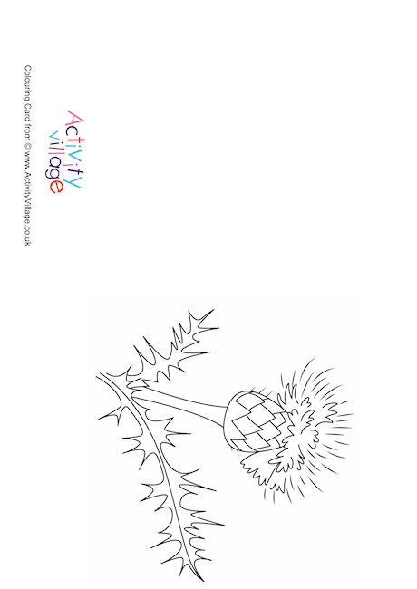 St Andrew's Day Colouring Pages | Activity Village