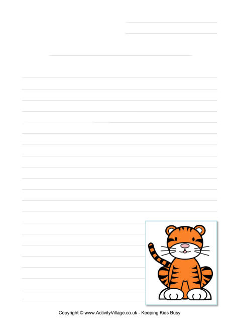 Tiger Printables | Activity Village