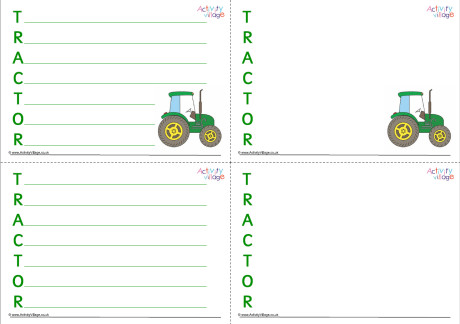 Tractors | Activity Village