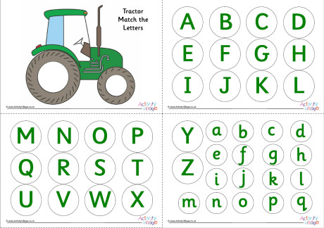 More Alphabet Printables from Activity Village