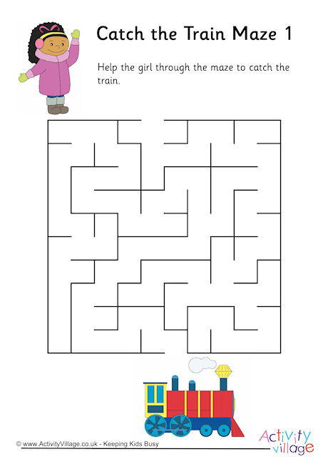 Train Maze 1 | Activity Village
