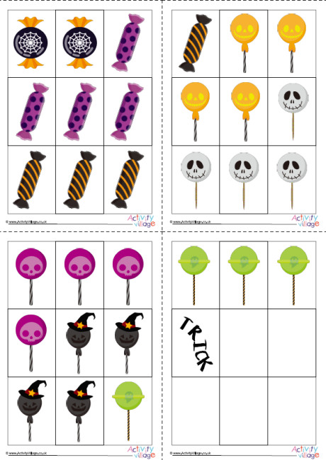 Trick or Treat Card Game | Activity Village