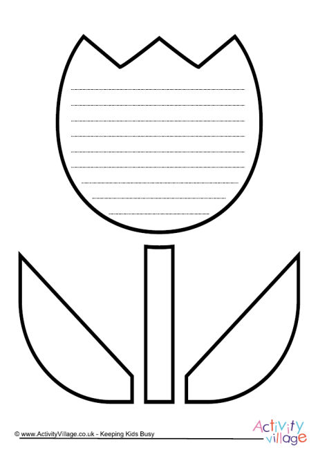 Spring Writing Frames | Activity Village