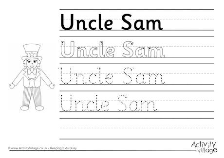 Uncle Sam Activities for Kids