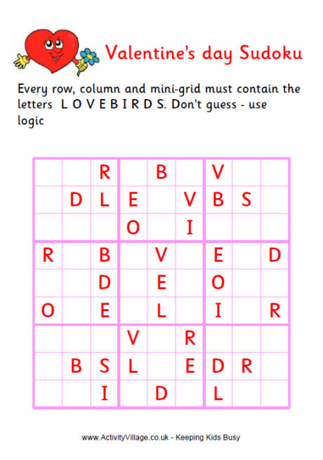 Word Sudoku | Activity Village