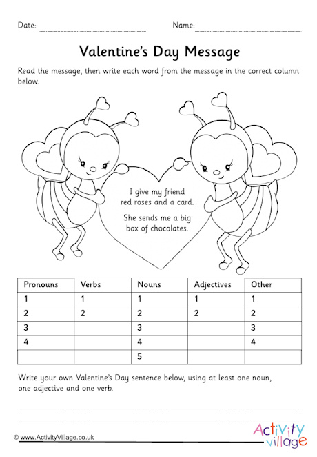 Vocabulary Worksheets | Activity Village