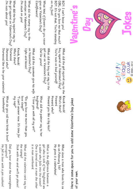 Valentine's Day Jokes for kids