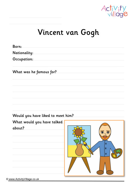 Vincent Van Gogh for Kids