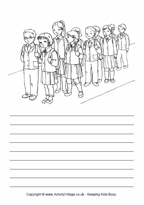 School Story Paper Printables
