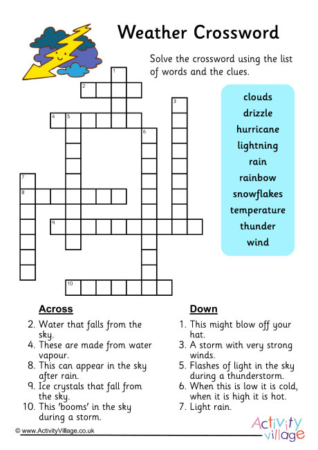 Crosswords | Activity Village