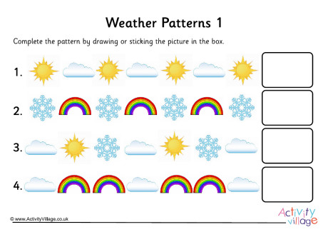 Pattern Worksheets | Activity Village