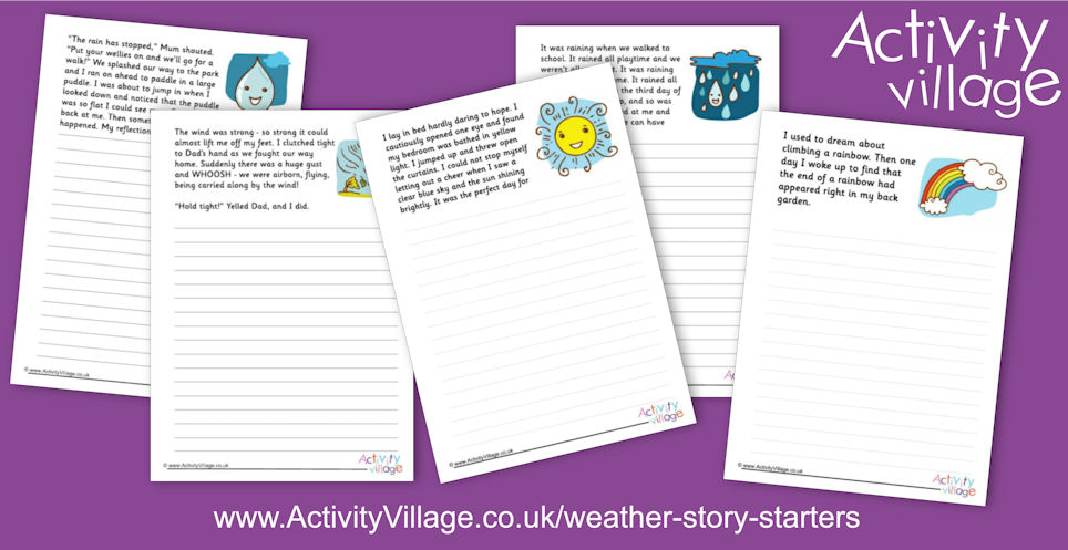 New Weather Story Starters for Creative Writing Fun | Activity Village