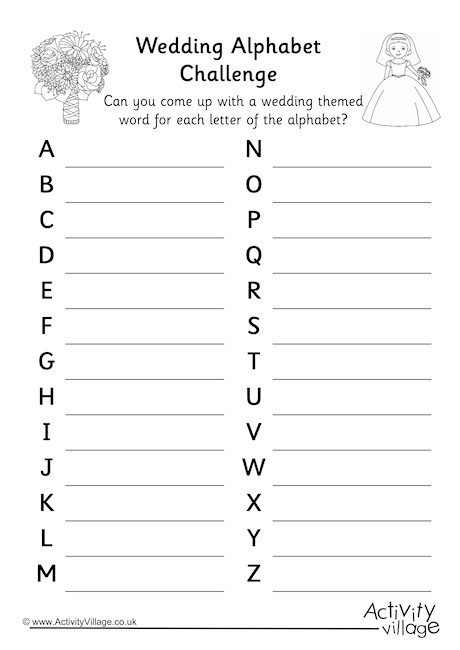 Alphabet Challenge Puzzles | Activity Village