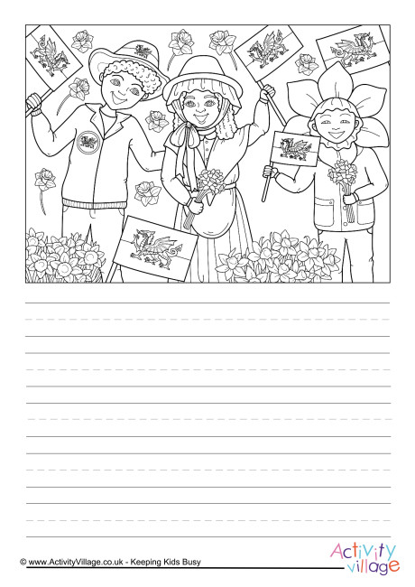 Welsh Kids Story Paper | Activity Village