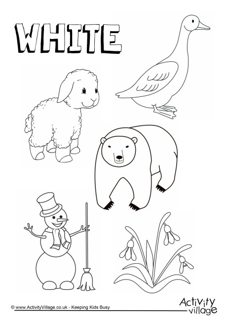 Colour Collection Colouring Pages | Activity Village