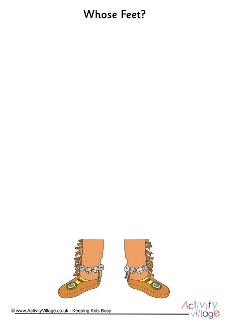 Whose Feet | Activity Village