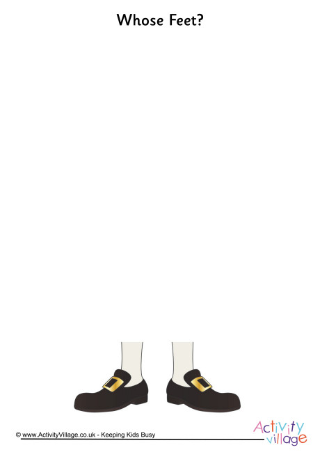 Whose Feet | Activity Village