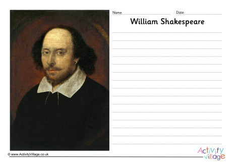 Fun Shakespeare Worksheets for Kids