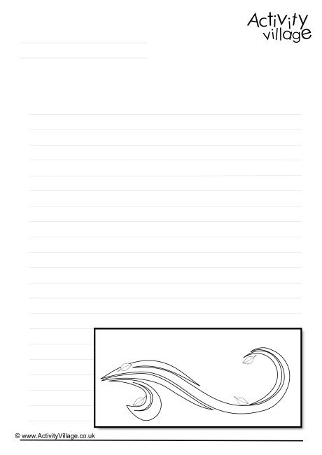 Wind Writing Page | Activity Village