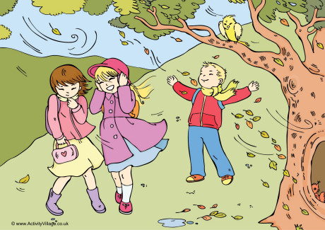 Windy Day Poster | Activity Village