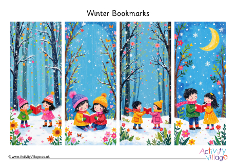 Winter Bookmarks | Activity Village
