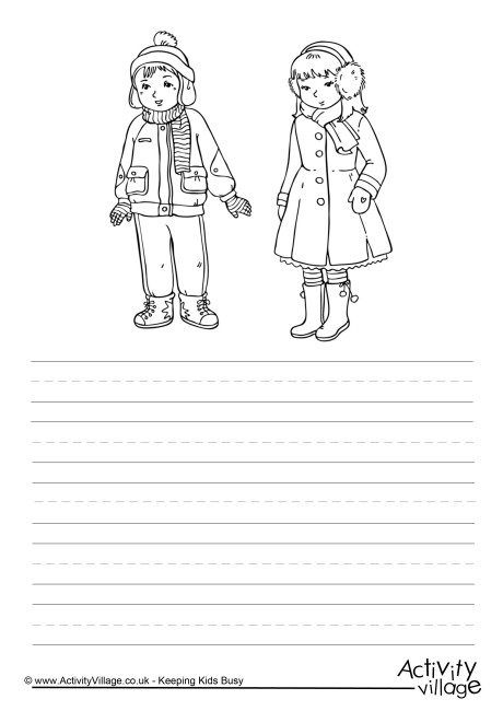 Winter Story Paper | Activity Village