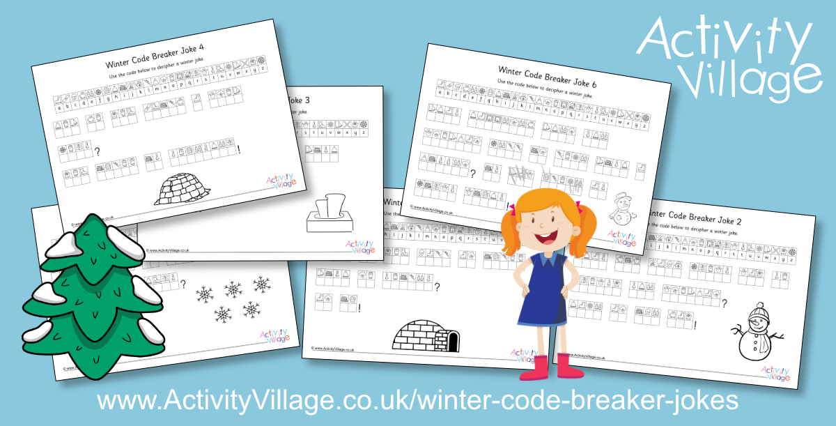 Winter Code Breaker Jokes | Activity Village